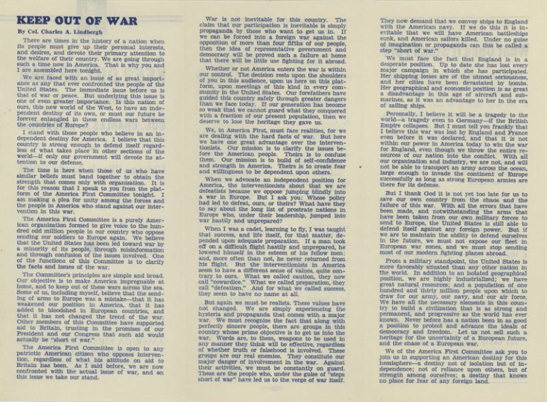 Charles Lindbergh - SHSMO Historic Missourians