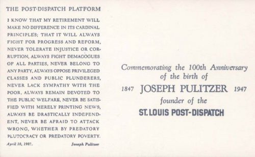 Joseph Pulitzer - SHSMO Historic Missourians